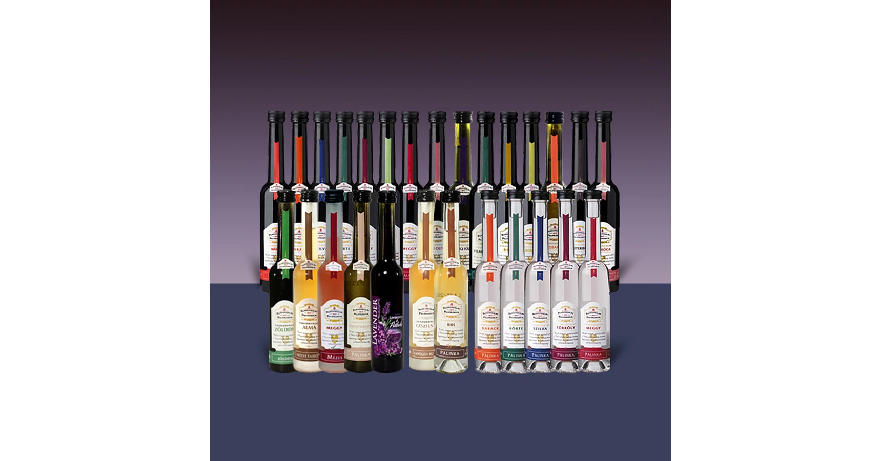 Pannonhalmi Pálinka mini palackos termékek - Mini palack